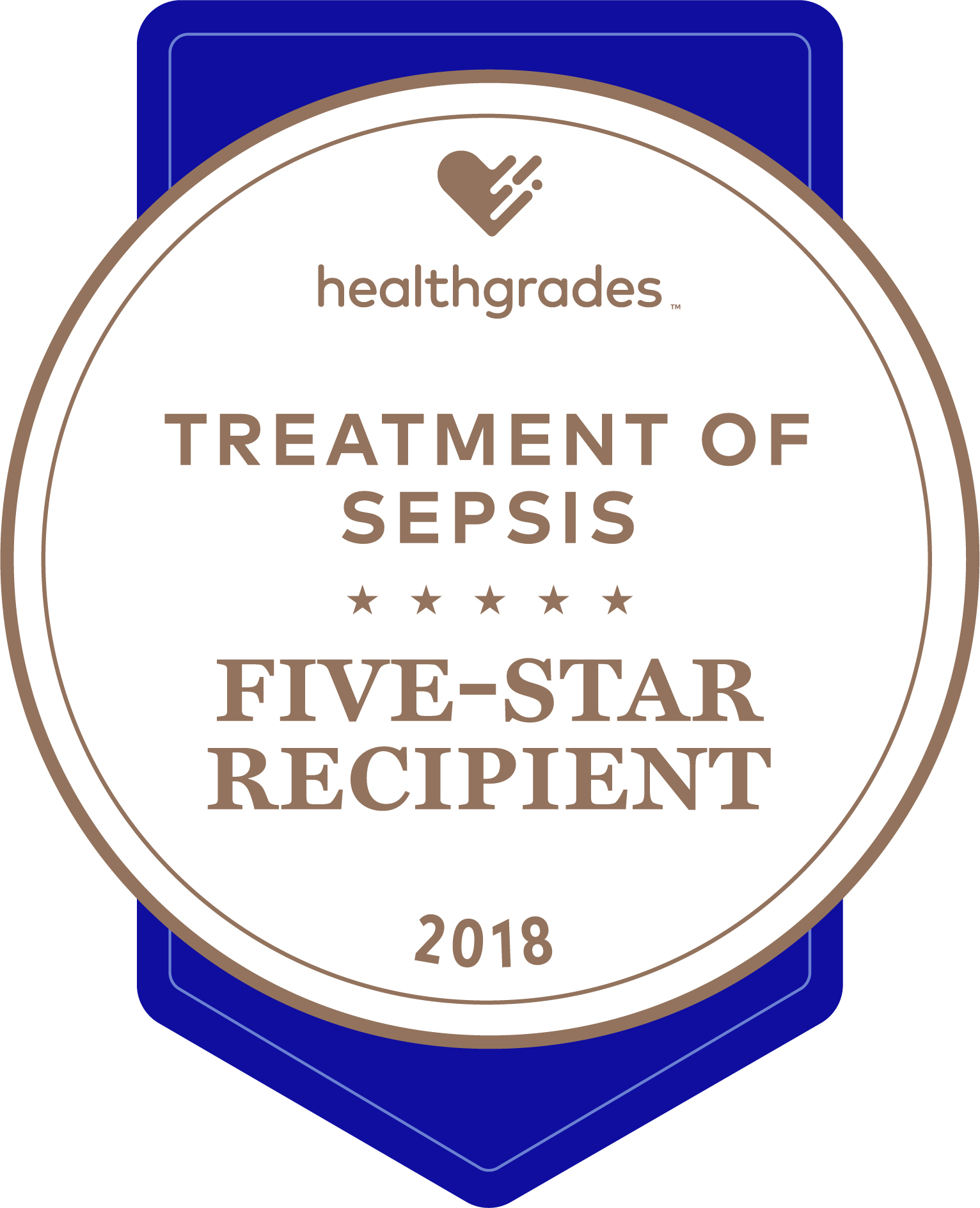 Treatment of Sepsis, Five-Star Recipient - Healthgrades (2011 - 2018 ...