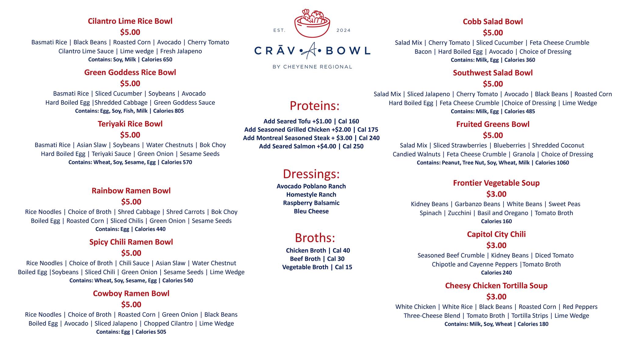 Crāv-A-Bowl Food Truck - Cheyenne Regional Medical Center